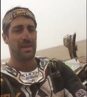 Una avaria obliga Armand Monleón a abandonar el Dakar