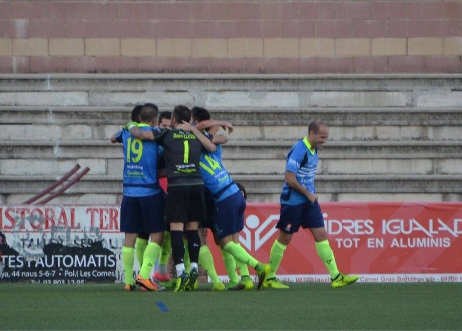 El CF Igualada es consolida amb una victòria contra el Valls